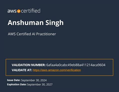 Anshuman Singh On Linkedin Aws Aicertification Cybersecurity