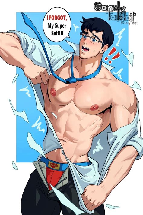 Rule 34 Bara Candy Tablet Clark Kent Clark Kent My Adventures With Superman Glasses Male