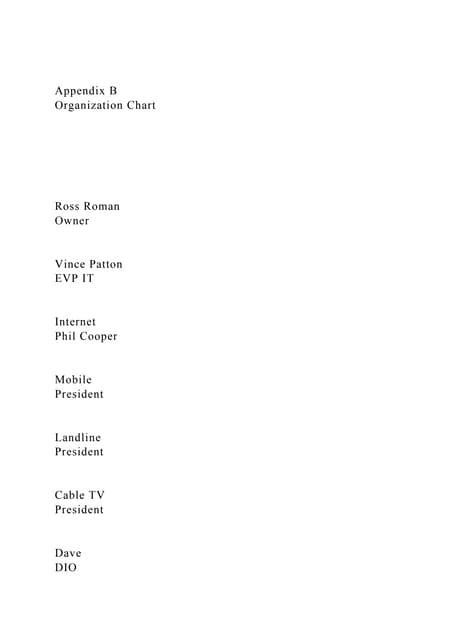 Appendix Borganization Chartross Romanowner Docx