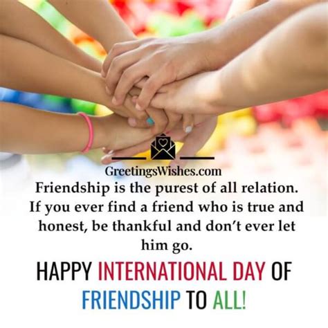 Happy International Day Of Friendship Wishes And Messages 03 August