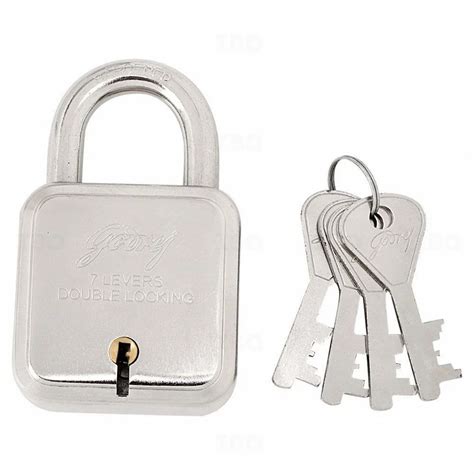 With Key Godrej Square Padlock 7lever Home Padlock Size 65 Mm At ₹ 552 Piece In Noida