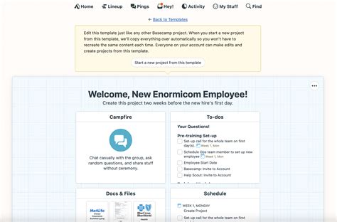 How Do I Create A Project Template Basecamp Help