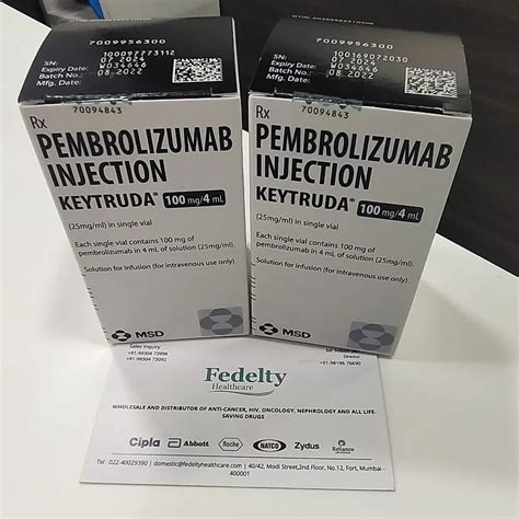 Keytruda Injection At Best Price In India