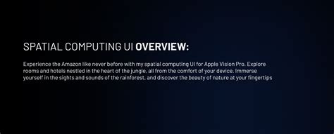 Spatial Computing User Interface Behance