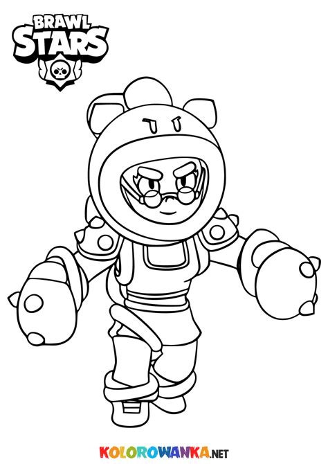 Rosa Brawl Stars Kolorowanka Kolorowanki Do Druku