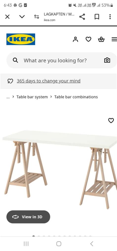 Ikea Drafting Table Furniture And Home Living Office Furniture And Fixtures On Carousell