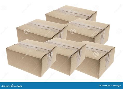 Boxes Papp Arkivfoto Bild Av Paket Livstid Utklipp 10323090