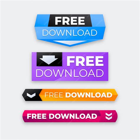 Free Vector Free Download Buttons Icons Design