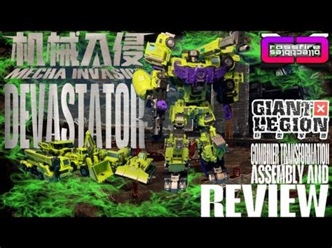 Cxc Mecha Invasion Giant Legion Devastator Combining Transformation And
