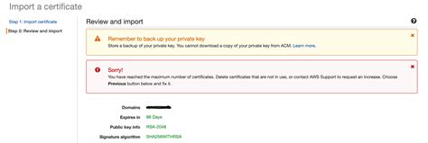 Amazon Web Services What Is The Right Way To Import Certificates In Aws Acm Stack Overflow