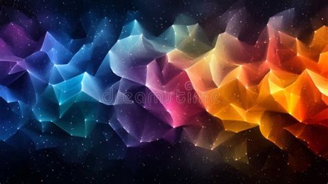 Abstract Prismatic Geometry Stock Illustration Illustration Of Design