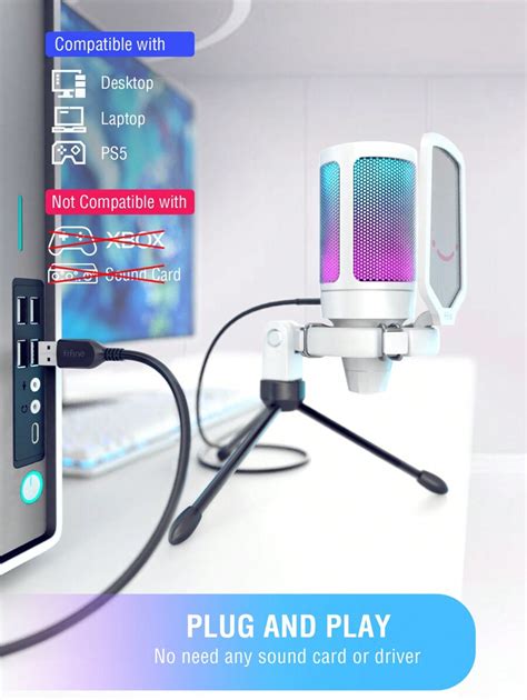 Fifine Fifine Usb Microphone Pc Gaming Recording Desktop Laptop Mic