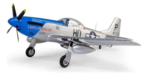 E Flite Avion Rc P 51d Mustang 3 9 Ft Pnp Cripes Amighty 3 Cuotas