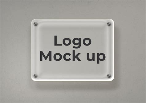 Premium Psd Psd Embossed Logo Mockup