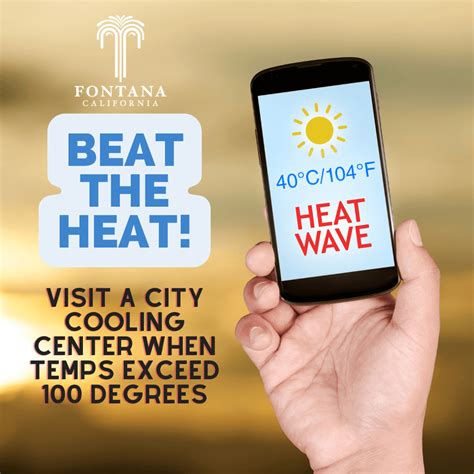 Cooling Centers Fontana Ca Official Website