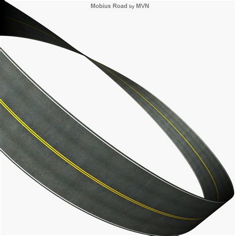 3d Model Mobius Road