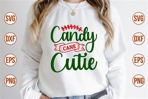 Candy Cane Cutie Svg Graphic By Nazrulislam405510 · Creative Fabrica