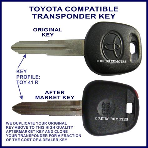 Toyota Echo Mr2 Starlet And Yaris Transponder Car Key Cut And Cloned