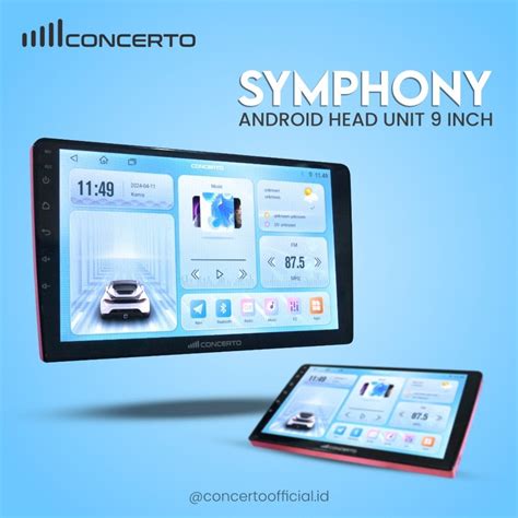 Jual Head Unit Android Concerto Symphony 9 Inch 10 Inch Ram 8 128