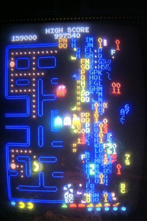 Pac Man Arcade Kill Screen