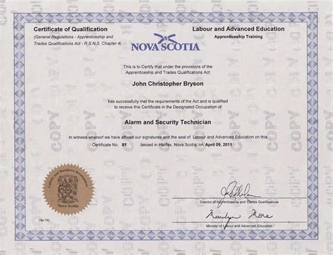 Adt Security Alarm Certificate At Todd Briggs Blog