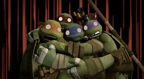 The Cutest Thing About Tmnt 2012 Is That Theyll Cling To Each Other