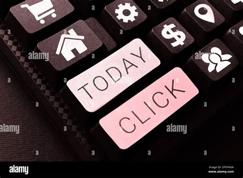 Writing Displaying Text Click Internet Concept Act Of Pressing A Button On A Mouse Similar