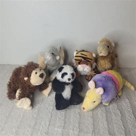 Webkins Toys Webkins Stuffed Animal Lot Monkey Elephant Tiger Camel