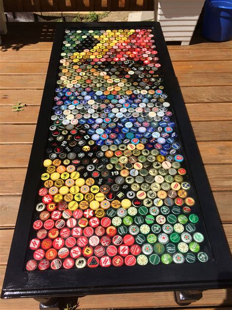 My Most Recent Beer Cap Table About 700 Caps Made A Great Wedding T Cant Wait To Do The