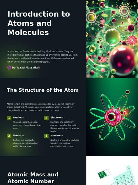 Introduction To Atoms And Molecules Pdf