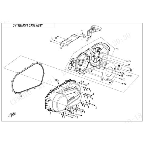 Cfmoto Genuine Oem Parts Schematic Cvt Case Witchdoctors
