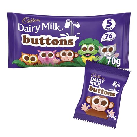 Cadbury Dairy Milk Buttons Treatsize 4 Pack Brits R U S