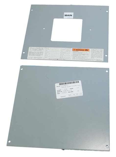 Dead Front Electrical Panel Covers Bryant Dead Front Cover 125a Max