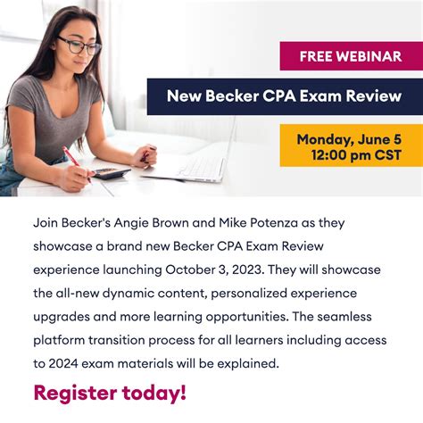 Carson Crosby On Linkedin Come Learn How Becker Is Adapting And Improving With The New Cpa Exam