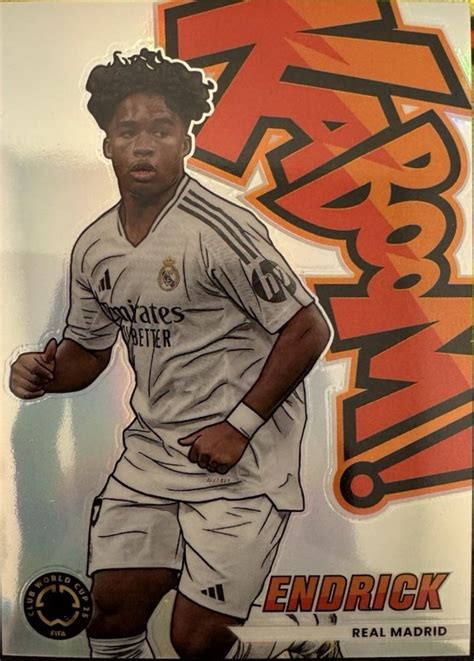 Endrick 18 Prices 2025 Panini Prizm Fifa Kaboom Soccer Cards