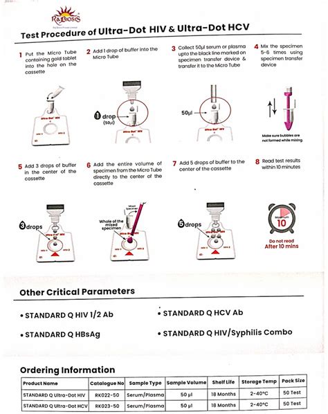 Raj Biosis Sd Biosensor Ultra Hbsag At ₹ 11piece Rapid Kit In Jaipur