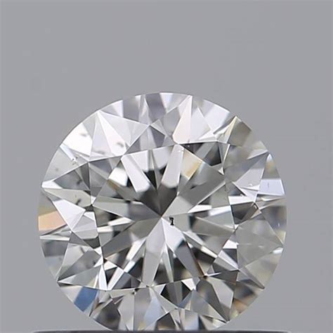 034 Carat Round G Si 1 Natural Diamond Gia Certified Gems For Everyone