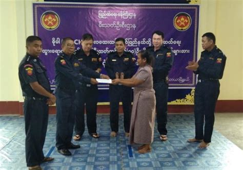 ကူညီကယ်ဆယ်ရေးလုပ်ငန်းများတွင် သွားရောက်ဆောင်ရွက်ပေးနေသည့် အရန်မီးသတ်တပ