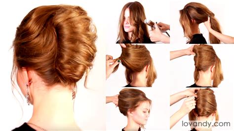 French Roll Hairstyle Step By Step Images