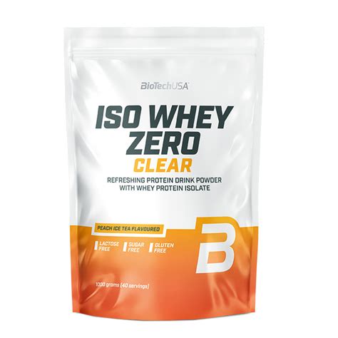 Biotech Usa Iso Whey Zero Clear Πρωτεΐνη Ορού Γάλακτος Χωρίς Γλουτένη