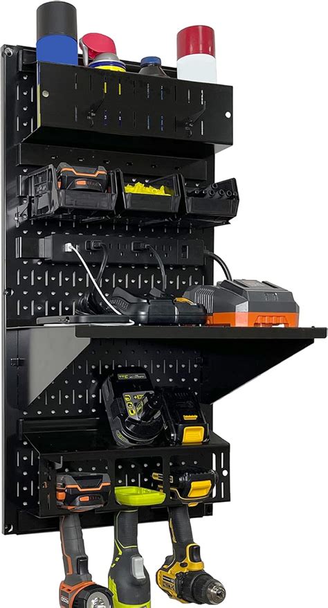 Wall Control Power Tool Storage Organizer Kit Cordless