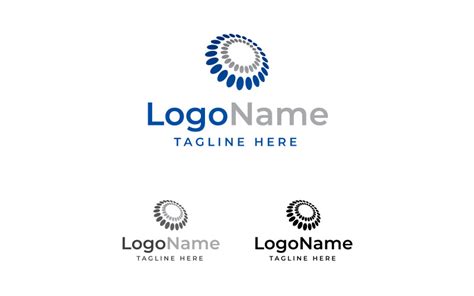 Abstract Logo Circle Logo Tech Logo Telecom Logo Connection Logo Network Logo