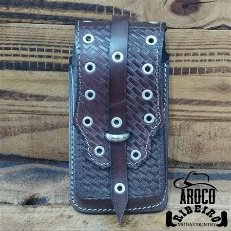 Bainha Capinha Case Celular Couro Muladeiro Boiadeiro