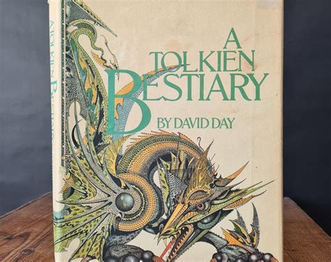 1998 Edition Of A Tolkien Bestiary By David Day Hard Cover Book