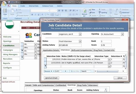 Free Microsoft Access Schedule Template Photo Access Database