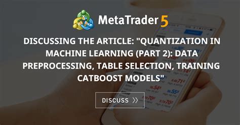 Discussing The Article Quantization In Machine Learning Part 2 Data Preprocessing Table
