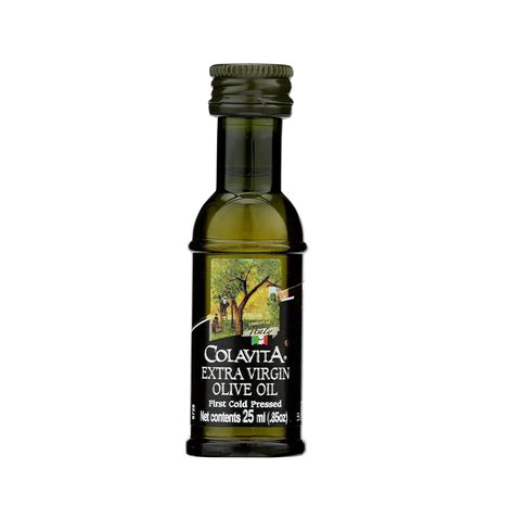Colavita Extra Virgin Olive Oil Mini Bottle 25 ml (80 Pack) - SauceAndToss