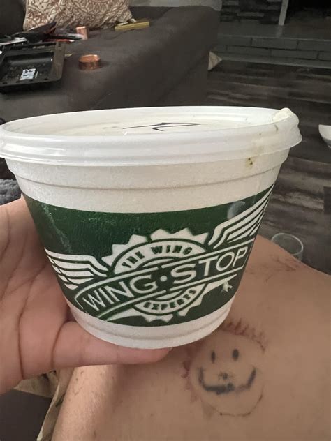 Wingstop Gave Me The Biggest Thing Of Ranch Ever R Wingstop