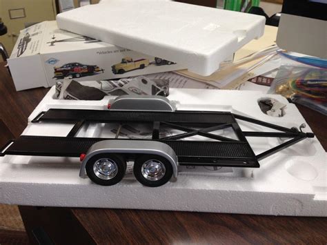 Original Gmp Trailer Set Tandem Wheels Diecast Auto Trailer 118
