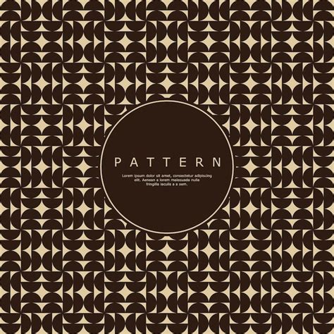 Premium Vector Simple Abstract Half Circle Seamless Pattern